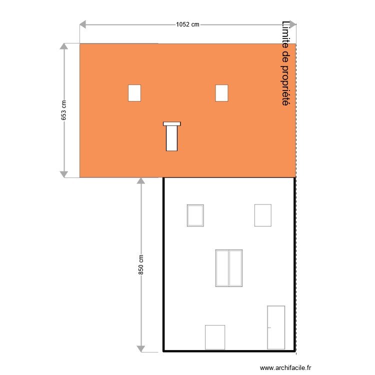 plan de toiture - Plan dessiné par Planplan07