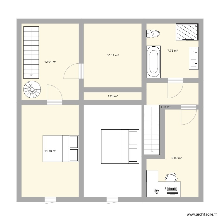 SPY - Plan dessiné par DELOCHE