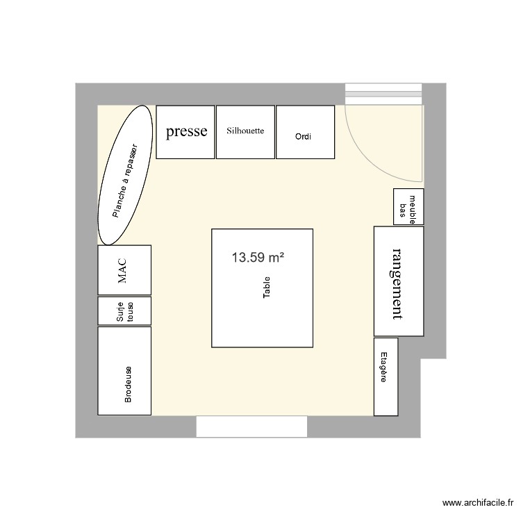 Plan – Atelier – Par BD21 ️ | ArchiFacile