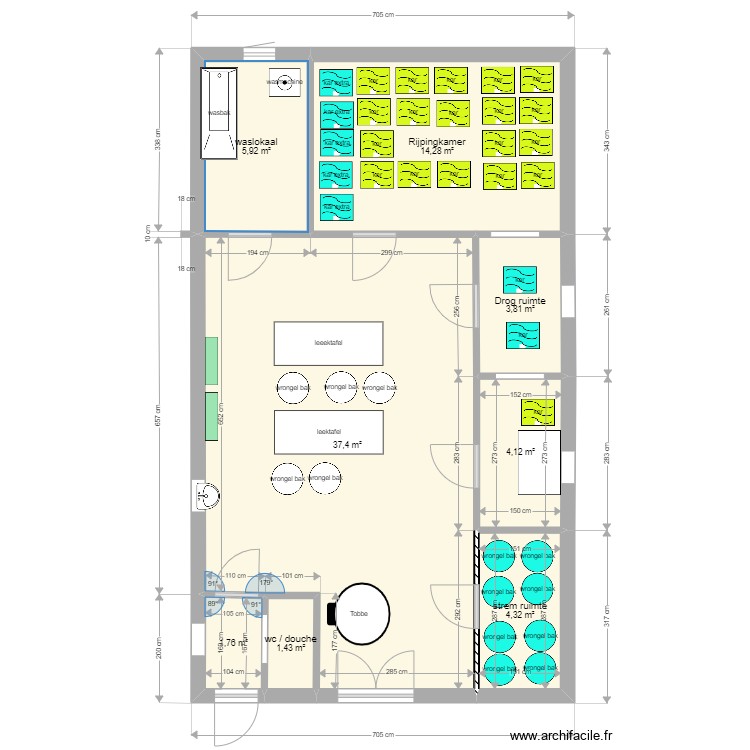 Plan – fromagerie arink1 – Par mfromage ️ | ArchiFacile
