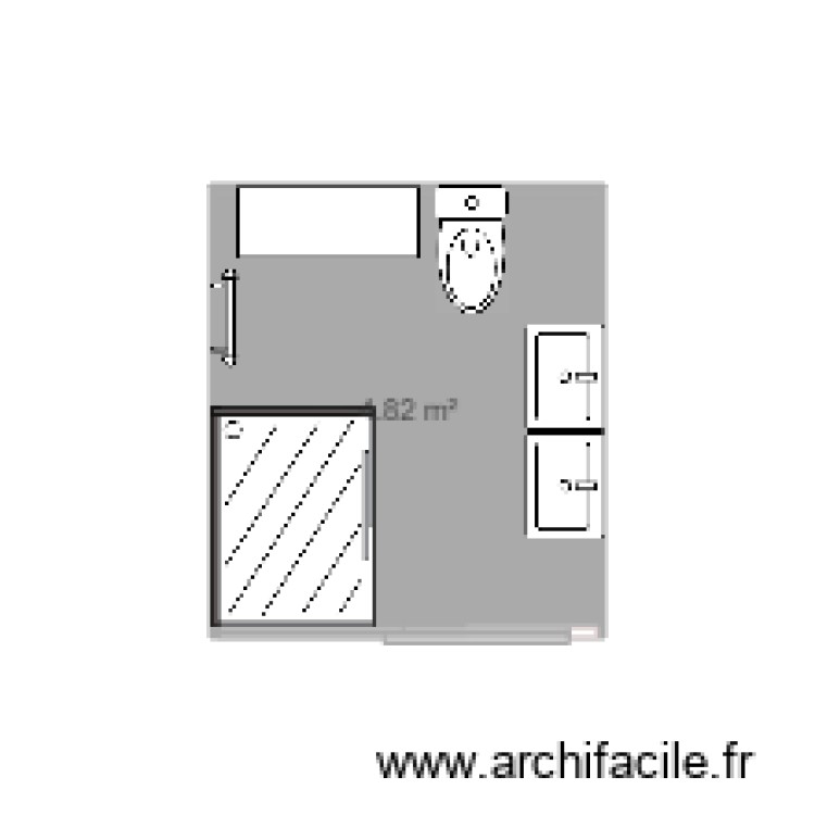 SDB - Plan dessiné par MJULVE