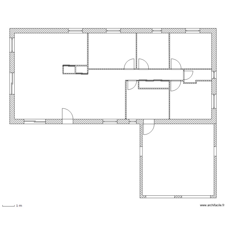 Projet CROS GARNIER Chatimbarbe YSSINGEAUX - Plan dessiné par liongar