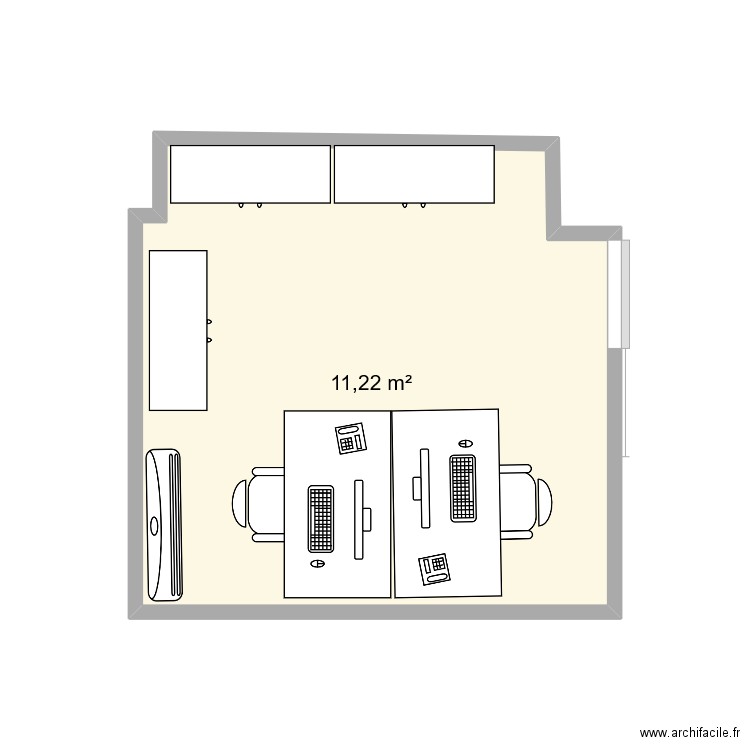 Plan – Plan bureau compactus DOM – Par FabulousDSM ️ | ArchiFacile