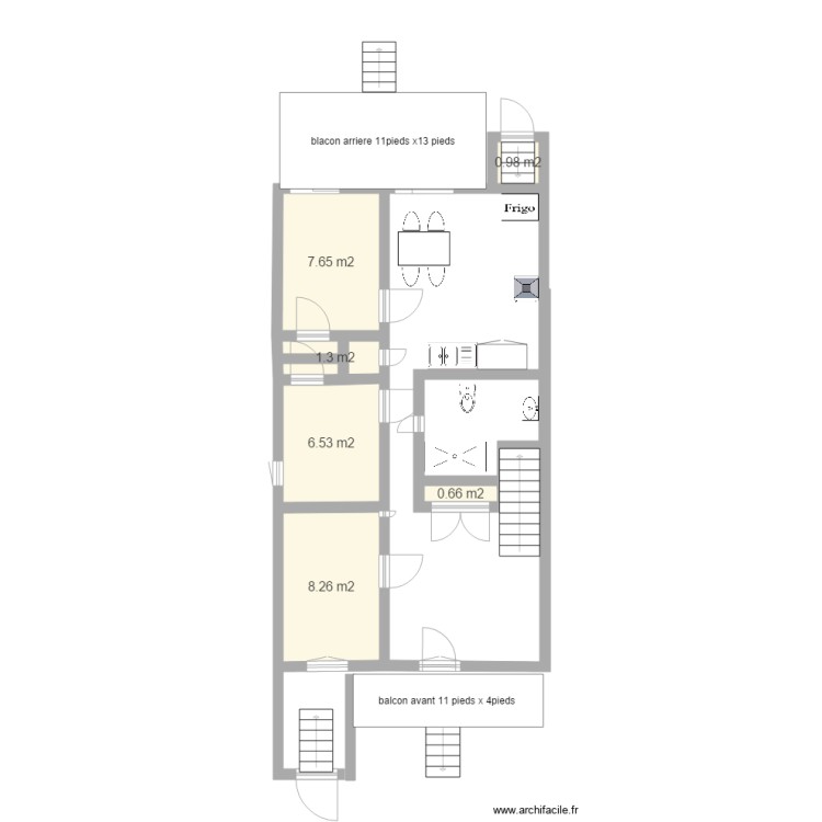 cartier futur2 - Plan dessiné par daouda...