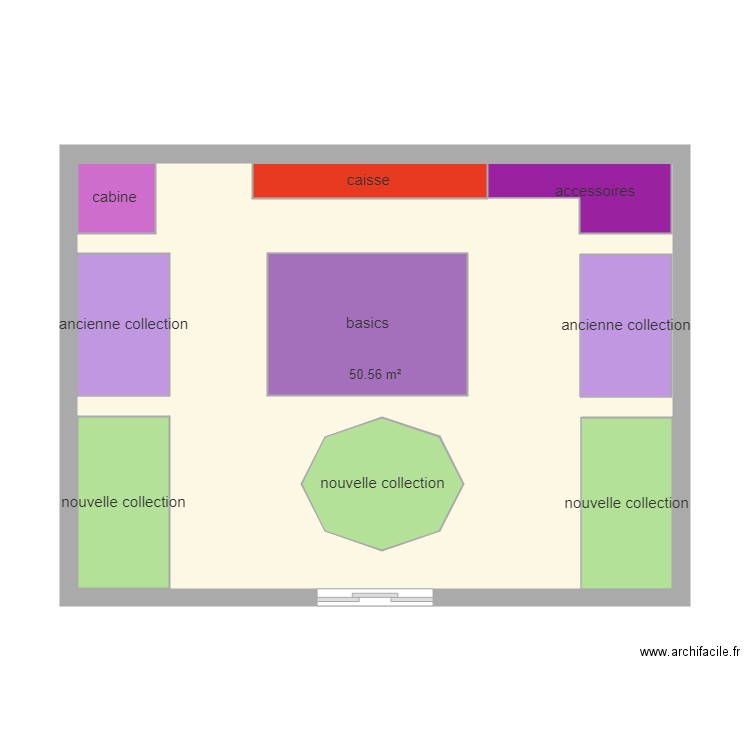 Plan – magasin – Par asmaaaa ️ | ArchiFacile