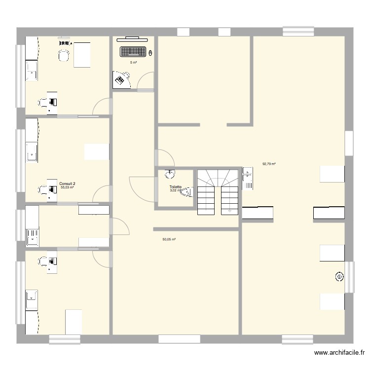 Plan – Clinique – Par Isa1995 ️ | ArchiFacile
