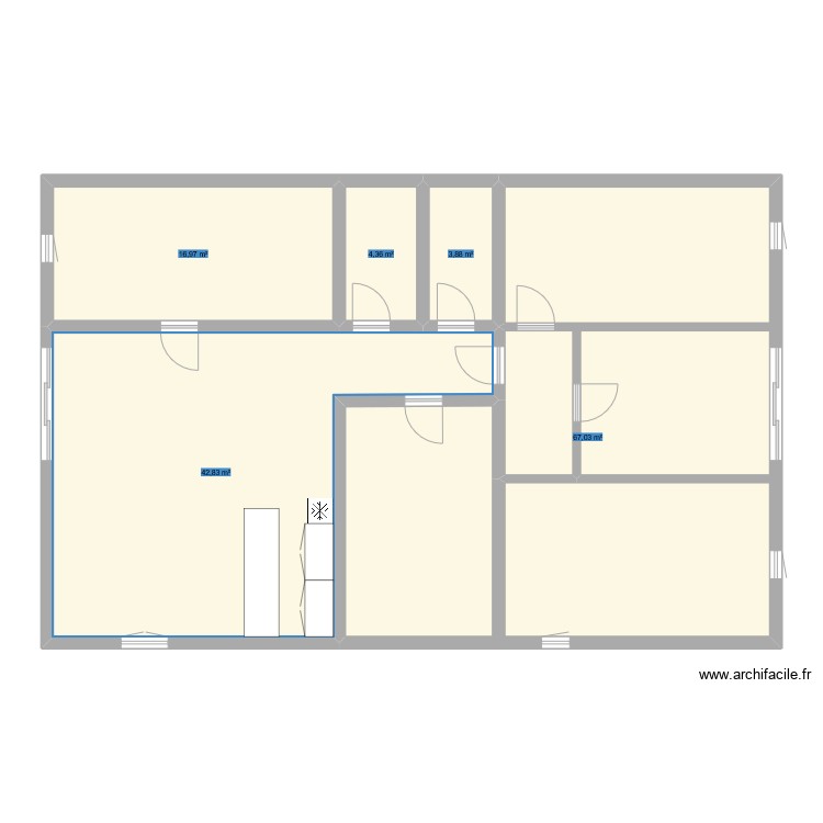 MAM - Plan 5 pièces 135 m2 dessiné par yannrush