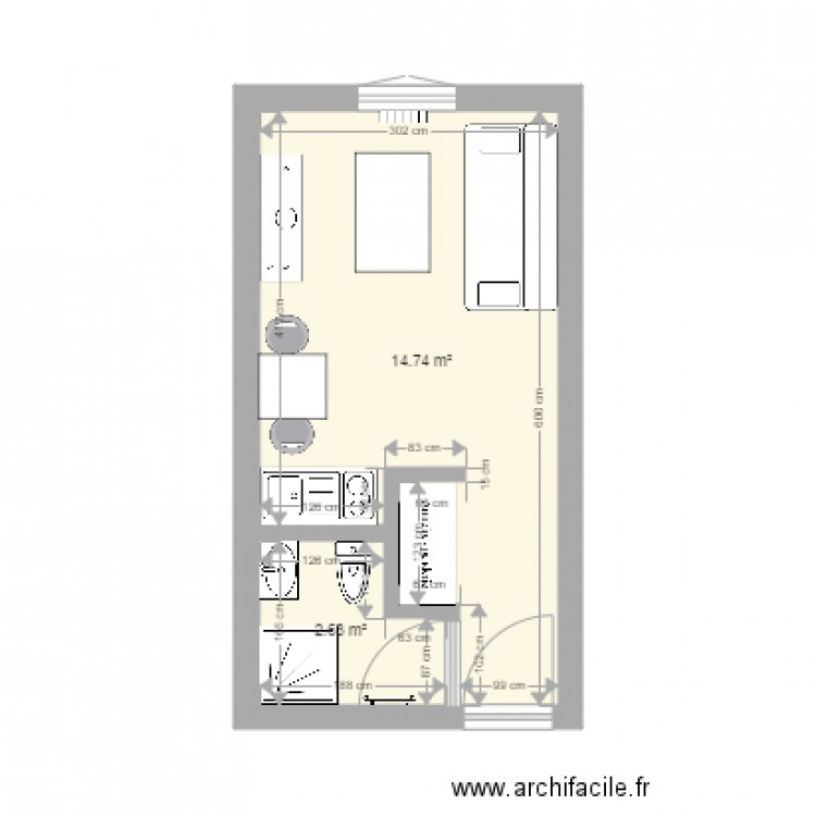 studio - Plan dessiné par lagadgie