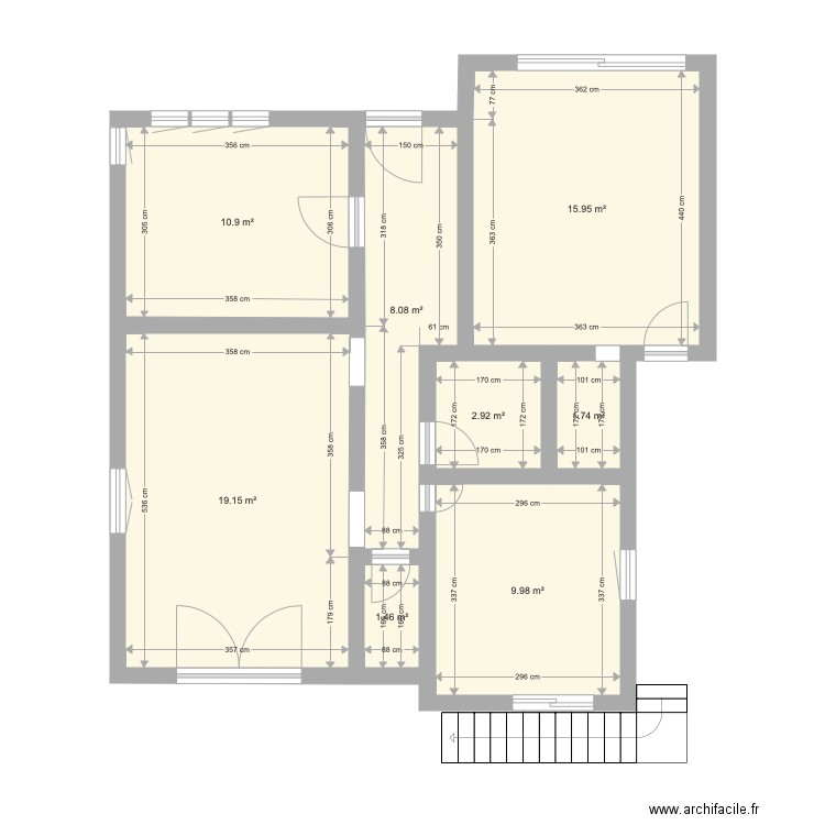 RDC - Plan dessiné par fbertola