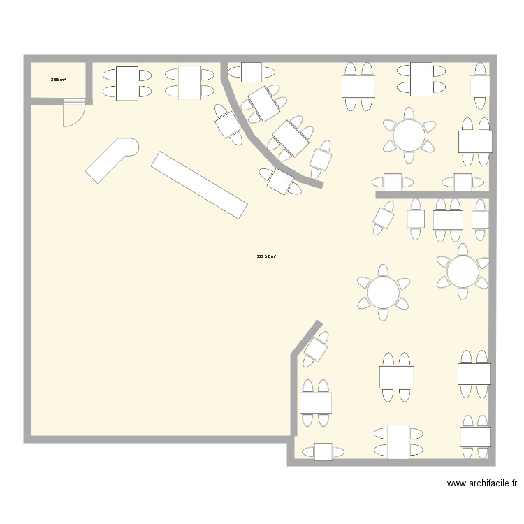 plan resto - Plan dessiné par piazz