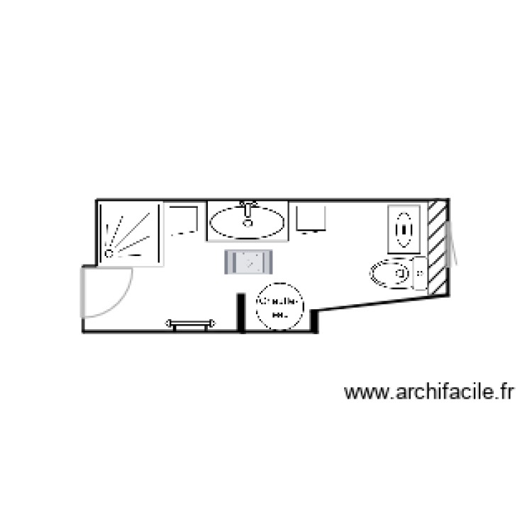 SDB - Plan dessiné par Adroune