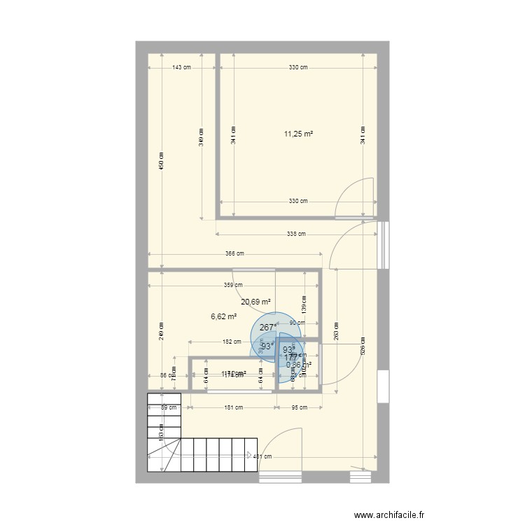 RDC VOUVANT 630 - Plan dessiné par pierre singeot