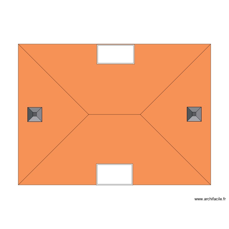 toiture - Plan dessiné par BW59