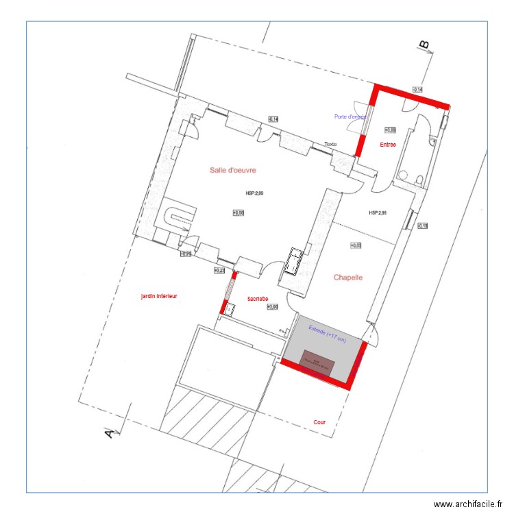 53C Pontmain APD 1 - Plan dessiné par L...