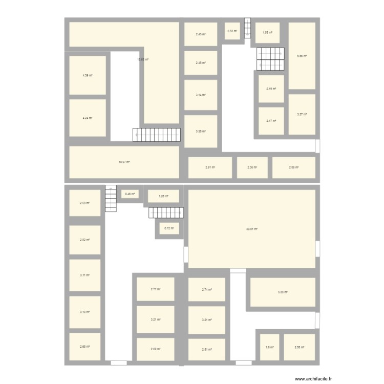 Ecole - Plan dessiné par fdhil mohammed