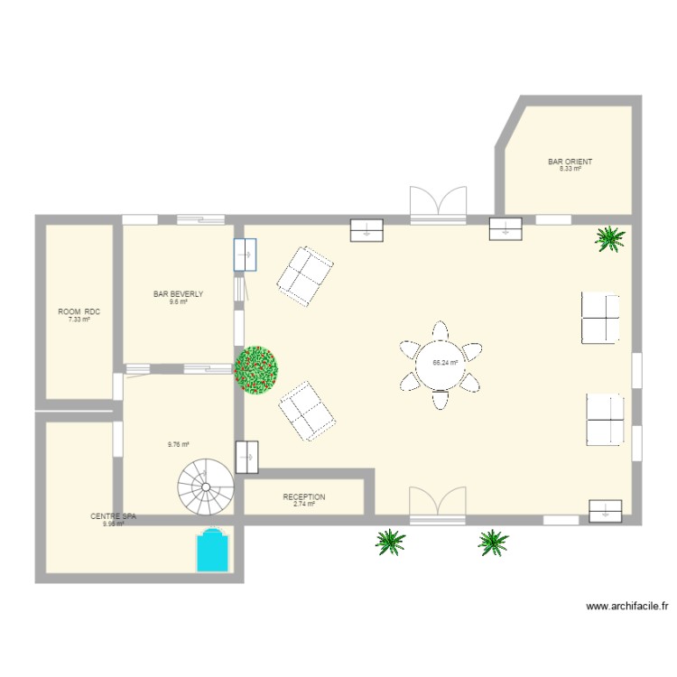 Plan – RECEPTION – Par mustaphagm ️ | ArchiFacile