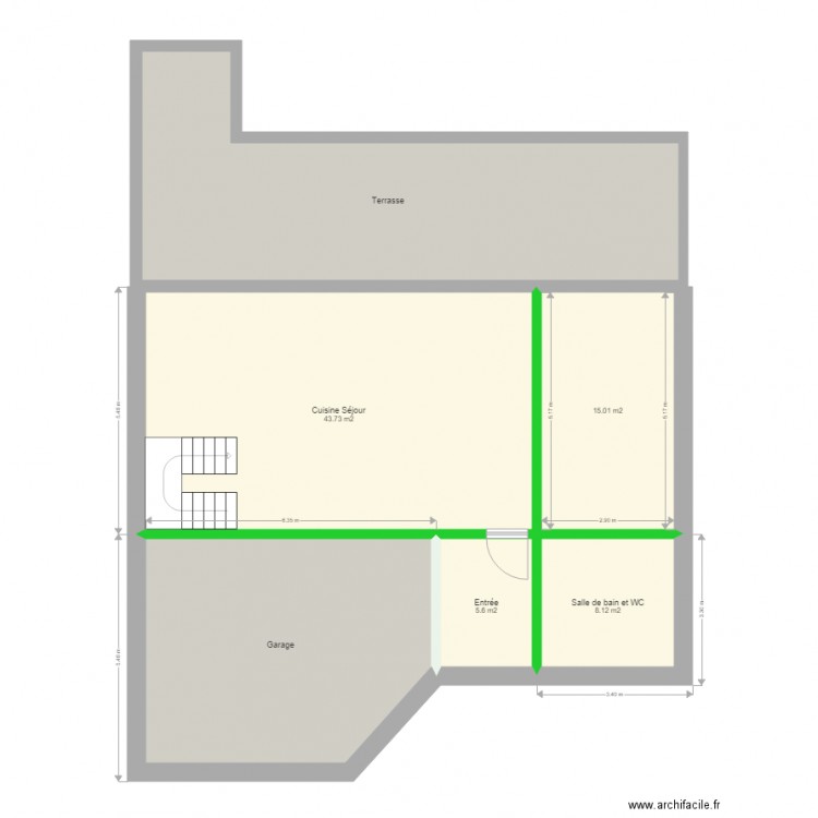 Plan – plan coté pour artisans – Par boucan family ️ | ArchiFacile