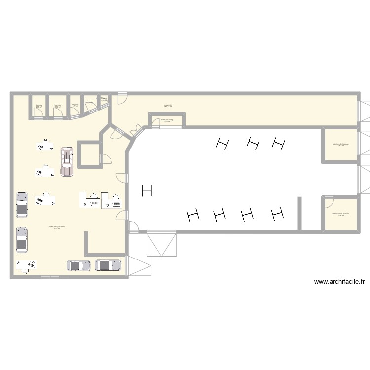 bmw - Plan 10 pièces 214 m2 dessiné par gwadada