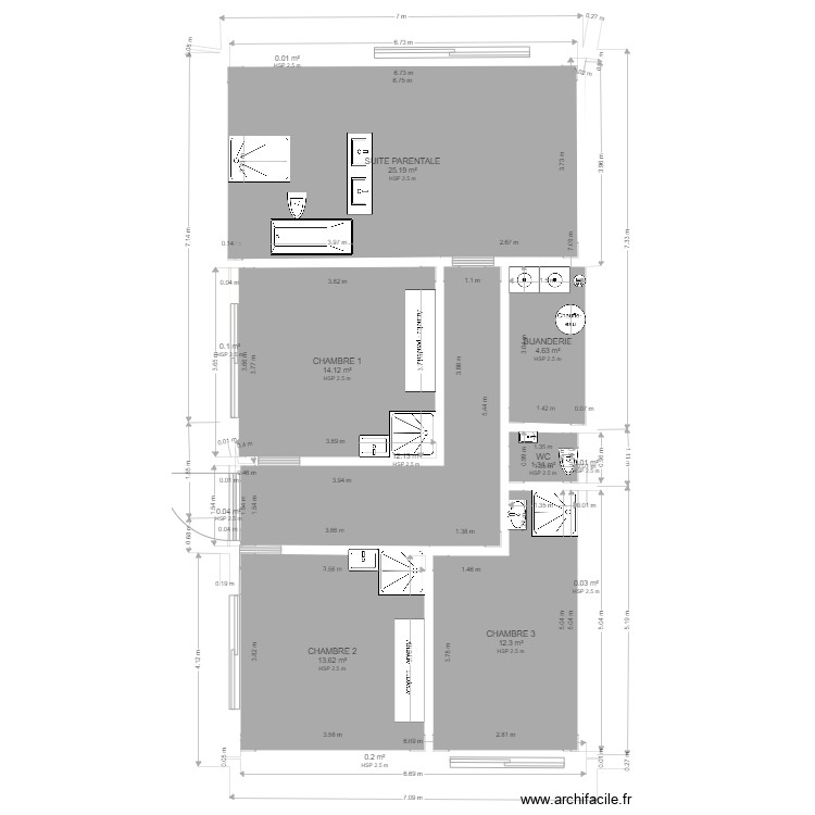 plan chauffage - Plan dessiné par saint chamas