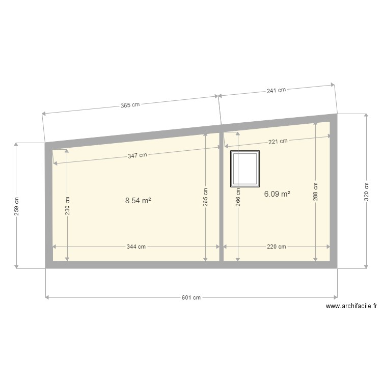 facade sud f2 - Plan dessiné par BOURBIER JOSIANE