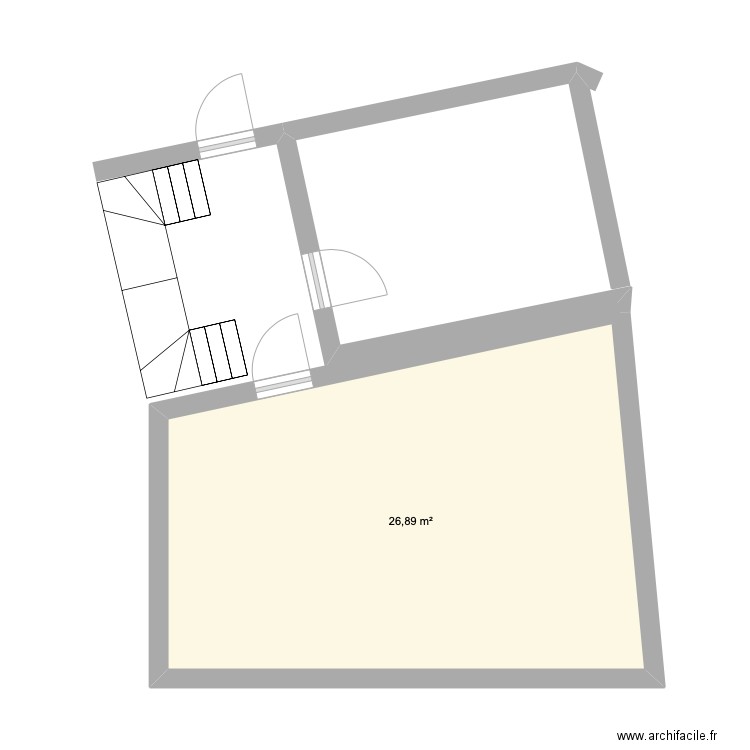 Parties commune - Plan dessiné par Marion Louis Nana