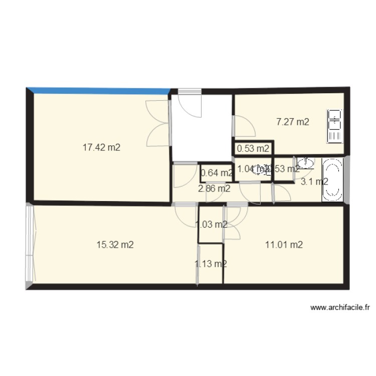 CAB - Plan dessiné par tsl