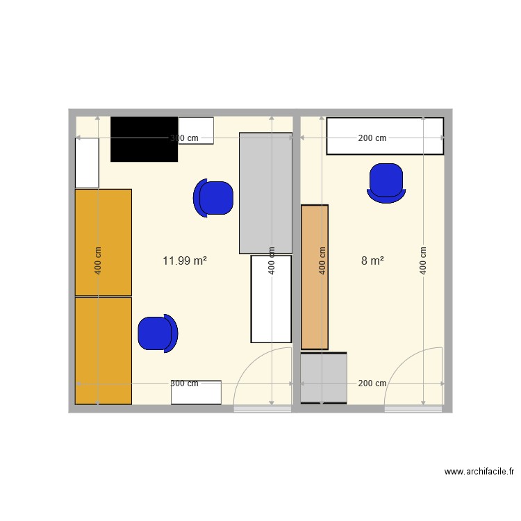 Laboratoire - Plan dessiné par Metrologue