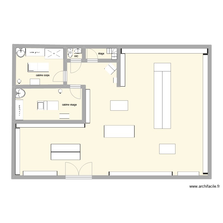 bs plan - Plan 5 pièces 133 m2 dessiné par R46