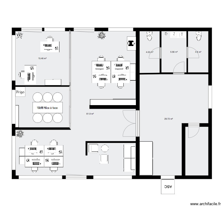 plan entreprise - Plan dessiné par Flora945