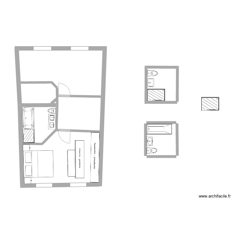 rooms - Plan dessiné par louisg8