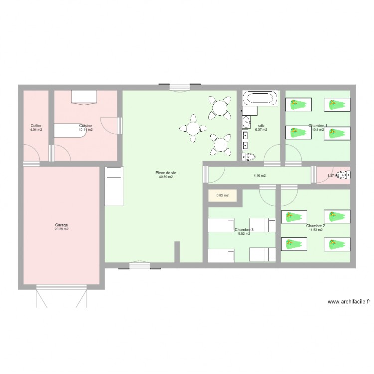 MAM - Plan dessiné par MAM PTIT LAPIN