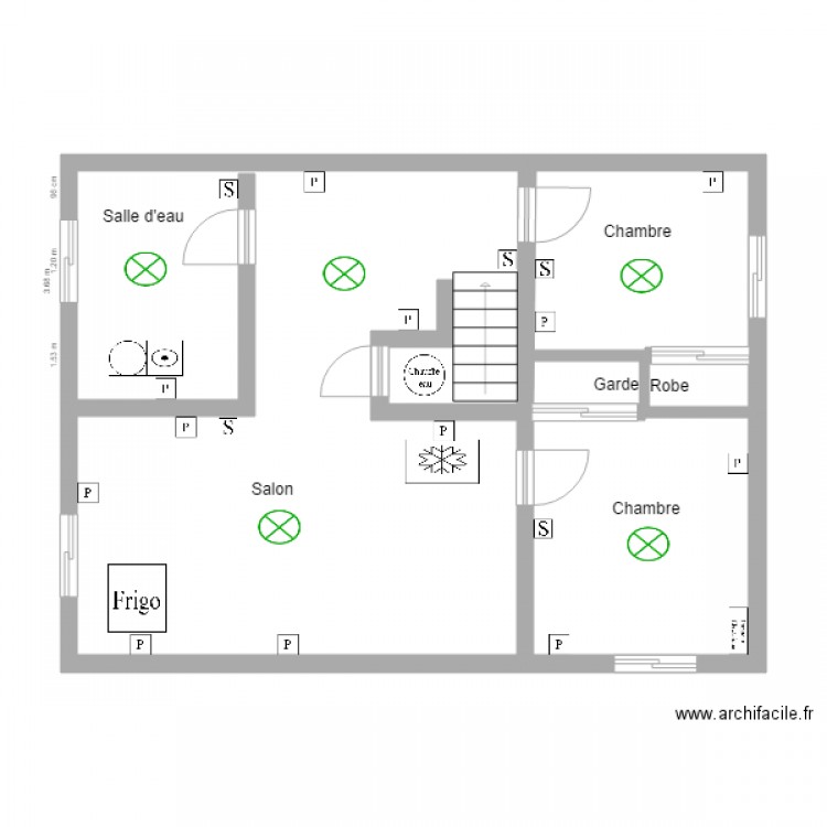 SOUS SOL 2 - Plan dessiné par GREENWOOD86