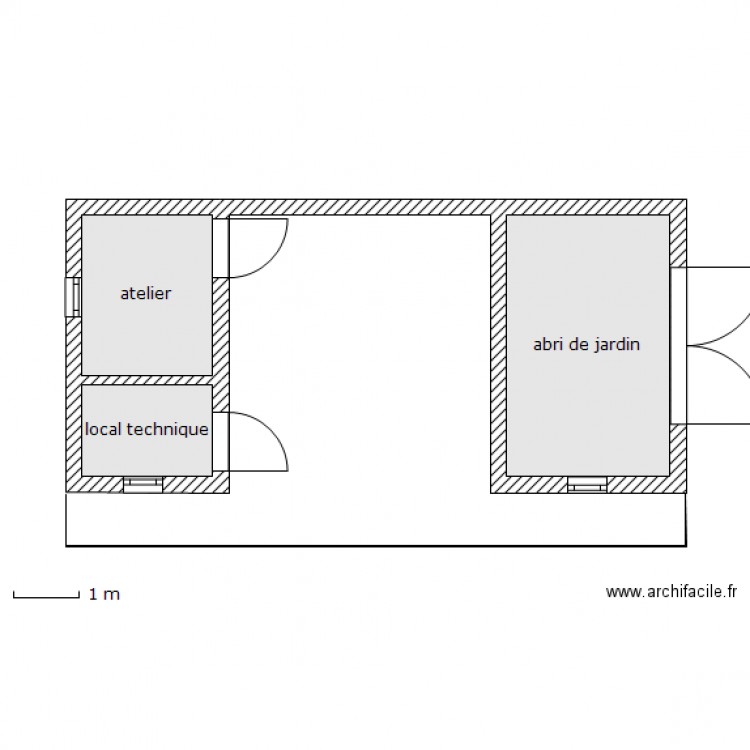 Plan – local piscine/abri de jardin – Par maximeum ️ | ArchiFacile