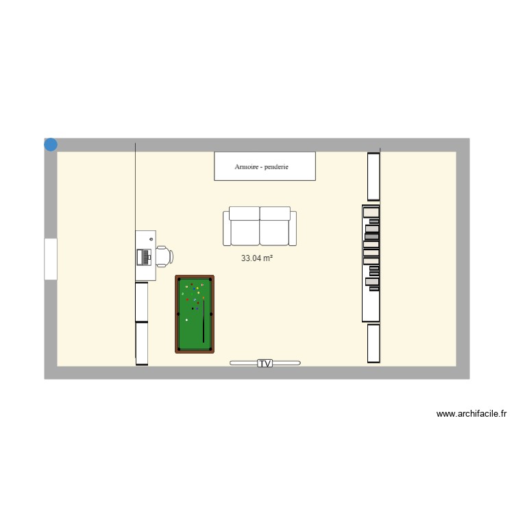 combles ASPA - Plan dessiné par pacanne