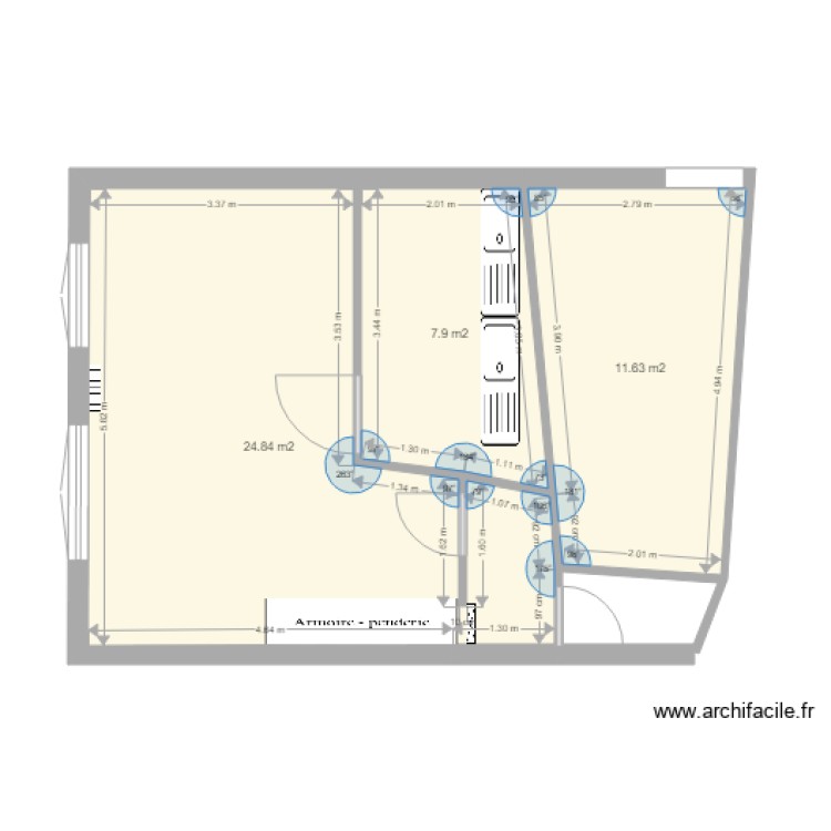 Pontoise - Plan dessiné par jean...