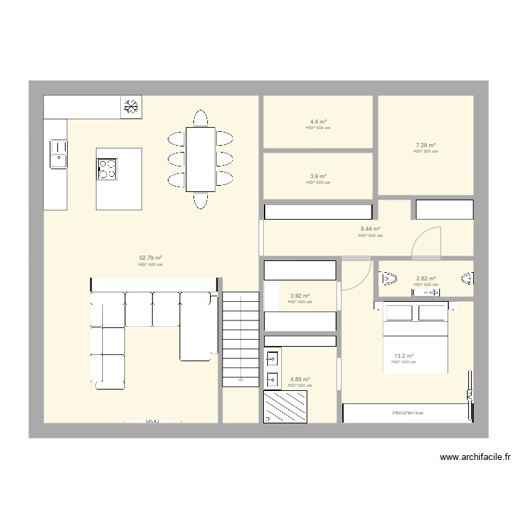 Maison idée 1 - Plan dessiné par Ko0ney