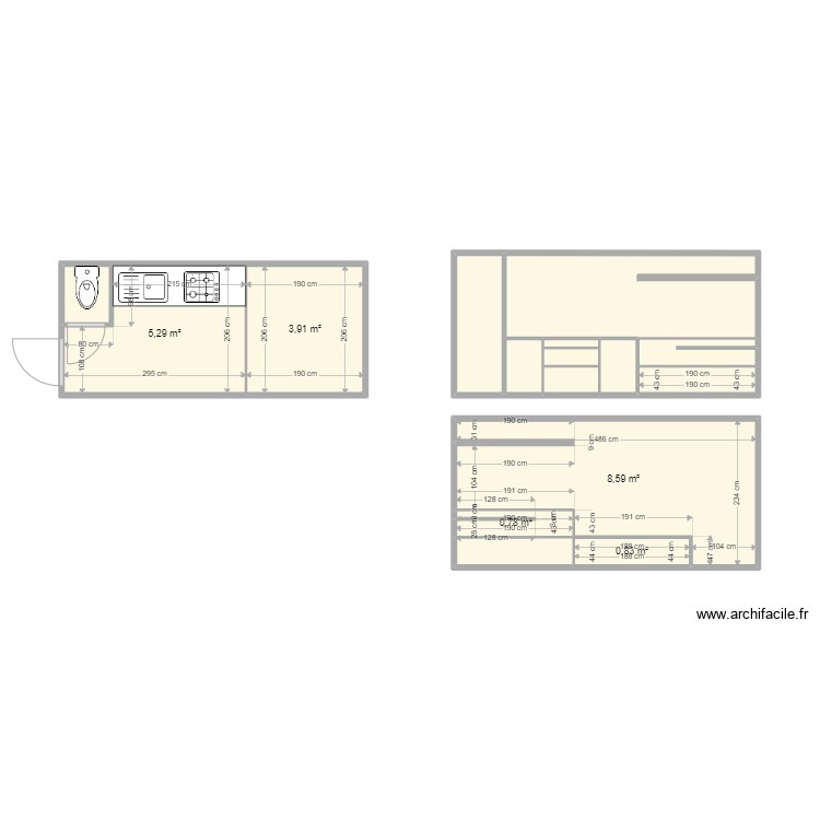 Tiny Housse 32670 - Plan 16 pièces 31 m2 dessiné par ...