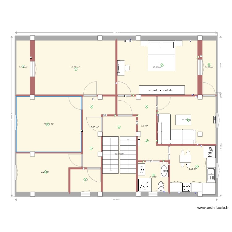 Plan – dar – Par houssamcou ️ | ArchiFacile