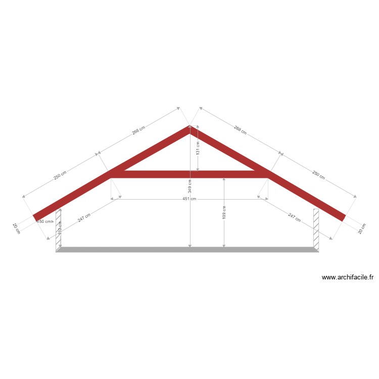 Plan – TOITURE beton – Par DVDB ️ | ArchiFacile
