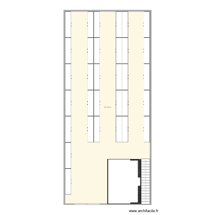 Local archive - Plan dessiné par LGu35460