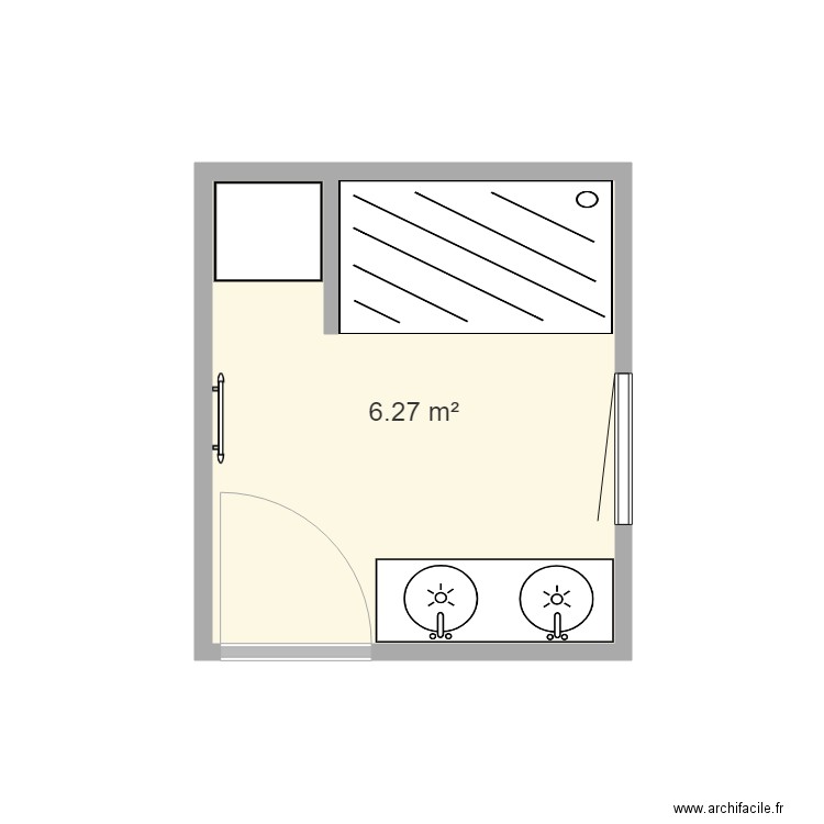 sdb2 - Plan dessiné par Romain29F