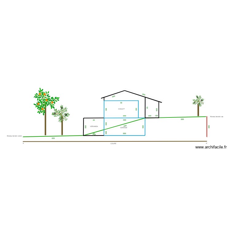 Plan – plan de coupe après travaux – Par cspfire3 ️ | ArchiFacile