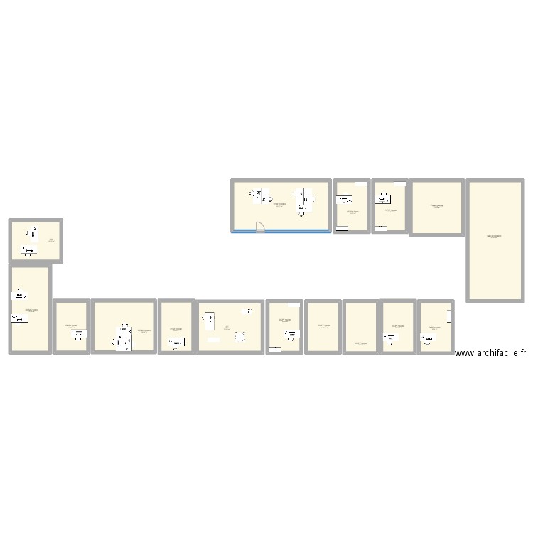 Lons - Plan 16 pièces 373 m2 dessiné par ARS DIJON