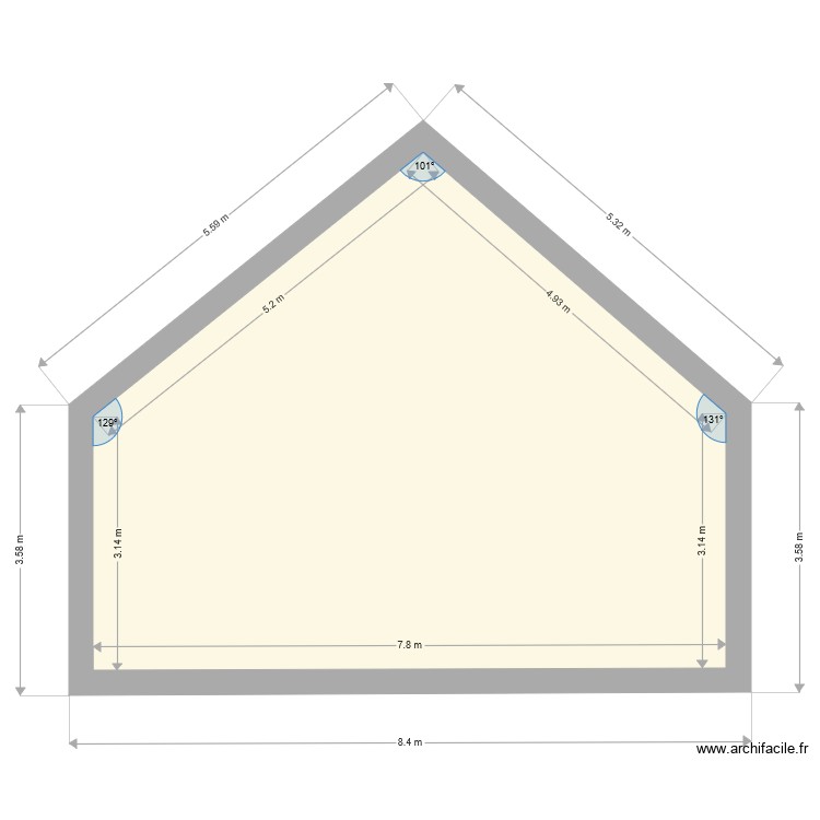 Plan – pignon – Par laurentma ️ | ArchiFacile