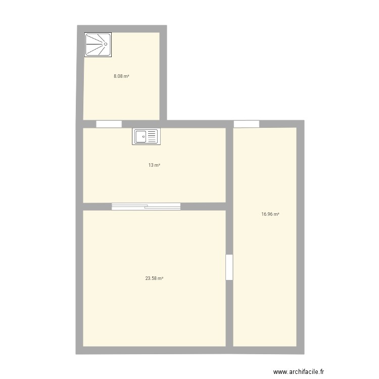 Immeuble - Plan dessiné par Guytoute