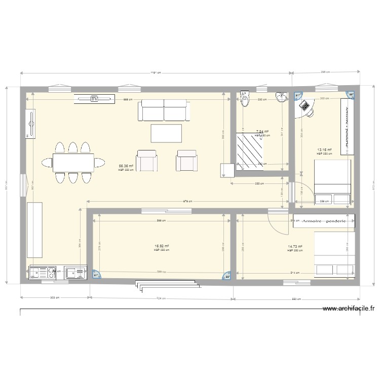 Plan – villa bord de mer – Par RADOVAKANA ️ | ArchiFacile