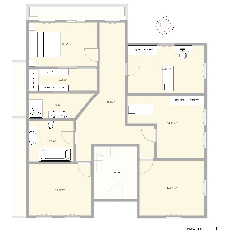 Home octobre 20v3 - Plan dessiné par aurelie1827