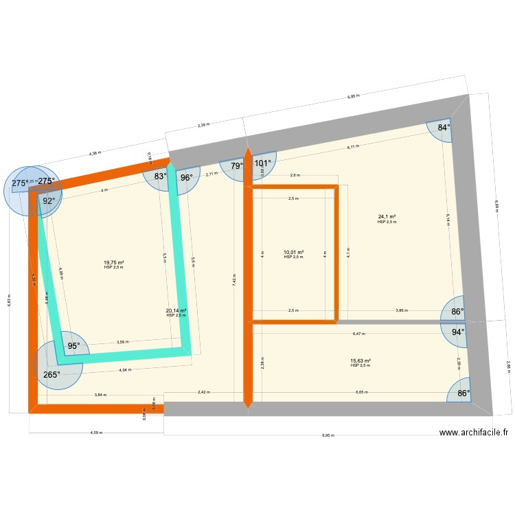 Cagibi Extension - Plan dessiné par oraia81