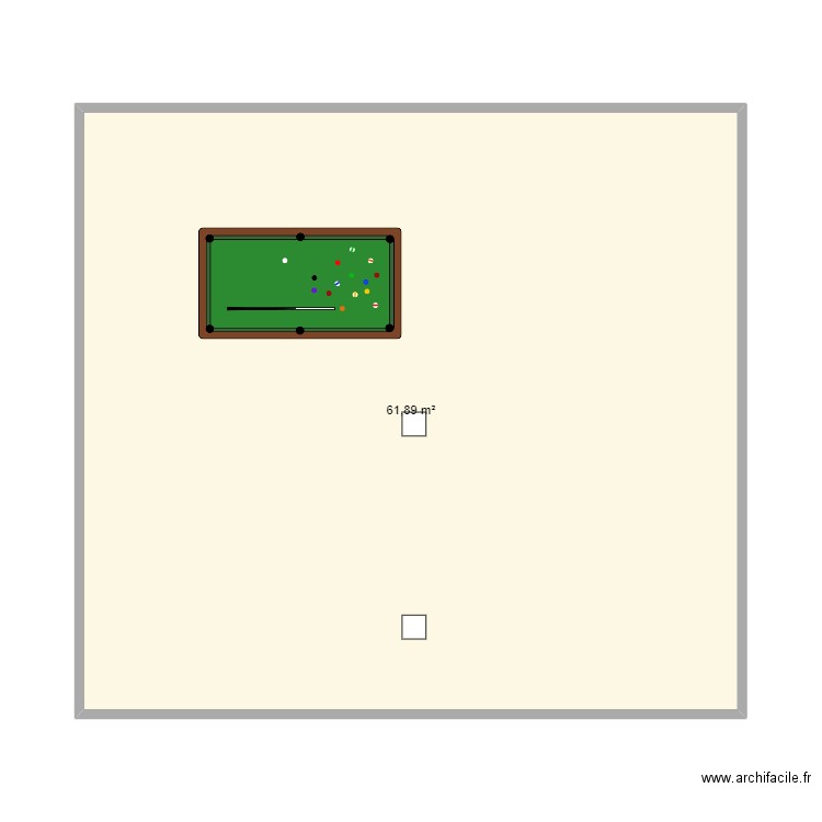 Plan – Billard 2 – Par Sn4ke ️ | ArchiFacile