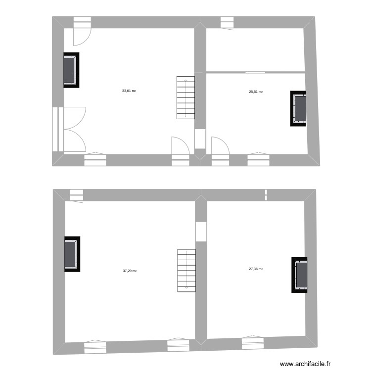 Plan Jeansannes Par LesNamoureux ArchiFacile Plan Jeansannes Par LesNamoureux ArchiFacile